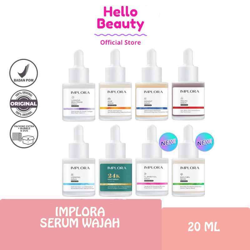Promo IMPLORA Serum Wajah 20ML Diskon 16% di Seller Hello Beauty ...
