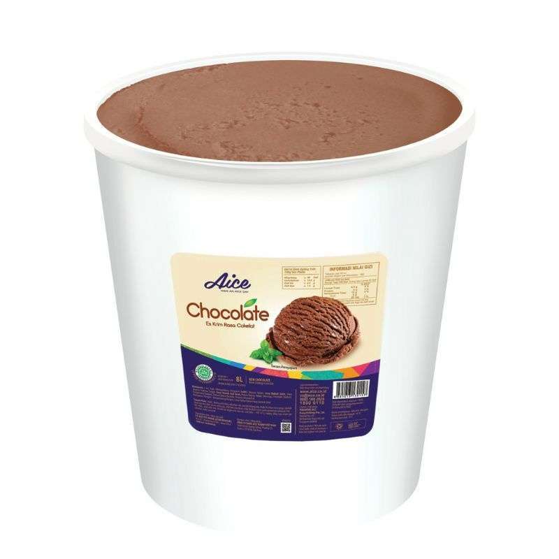 Jual Aice Ice Cream Bucket 8 Liter - Coklat di Seller ISTANA FROZEN ...