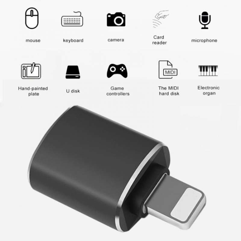 Jual Lightning To Usb Otg Adapter For iPhone iPad Di Seller Takkii Shop ...