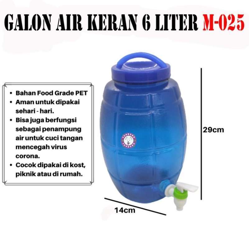 Jual Galon Air Keran 6 Liter Di Seller Sunbobo - Kota Matsum Iii, Kota ...