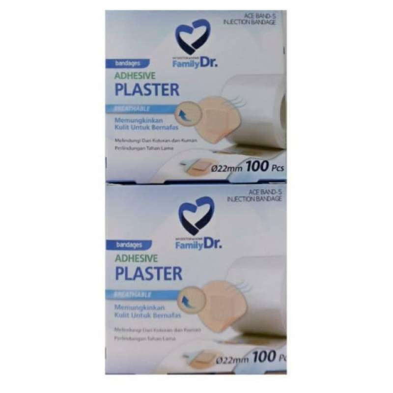 Jual Plaster FamilyDr Adhesive Bandages Plaster Kasa Bulat di Seller ...