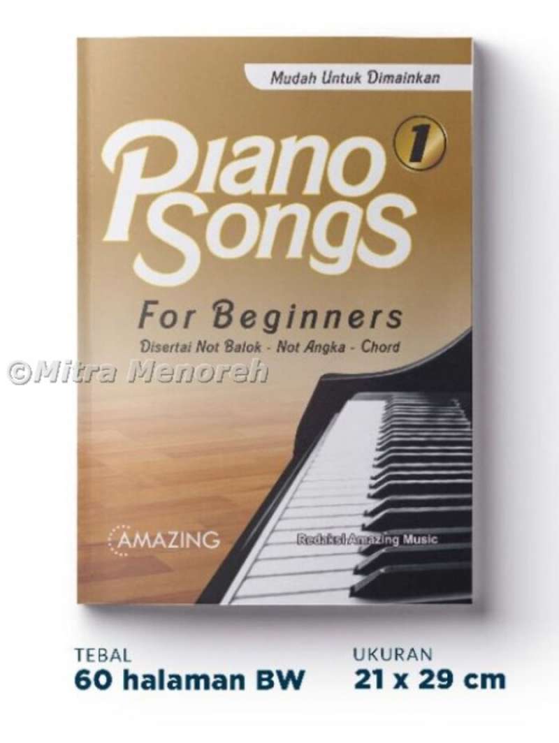 Jual Amazing Books Buku Seri alat musik Piano - Piano Songs for ...