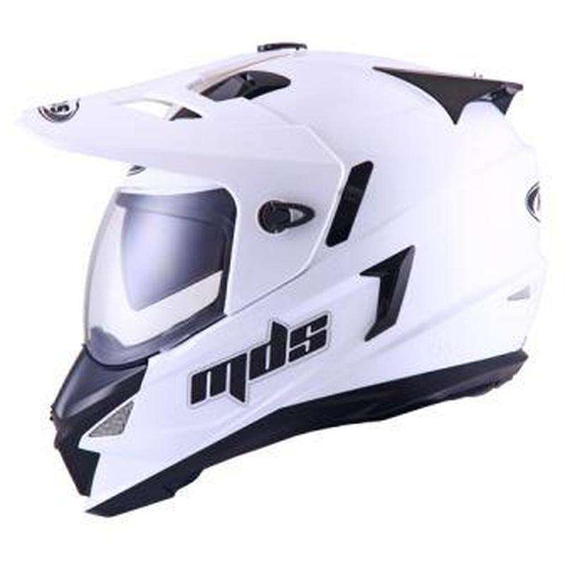 Jual Helm Mds Super Pro Putih White Full Face Fullface Visor di Seller ...