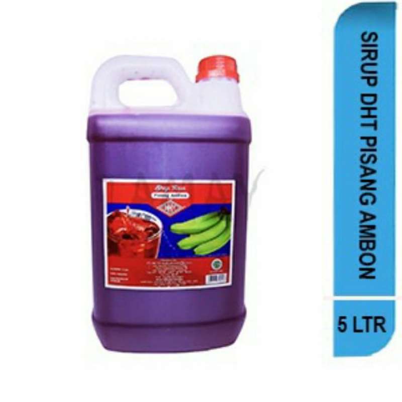 Jual SIRUP DHT PISANG AMBON 5 ltr SYRUP PISANG IJO KHAS MAKASSAR di ...