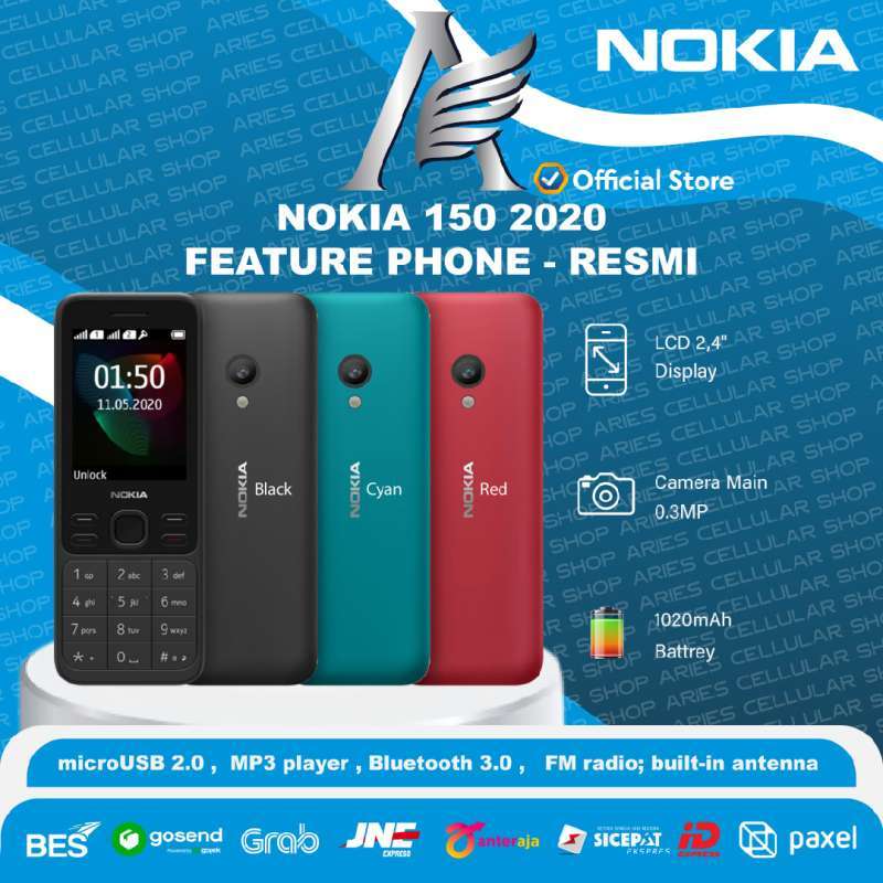 Promo Nokia 150 NEW 2020 Feature Phone Garansi Resmi Spesial Diskon 7% ...