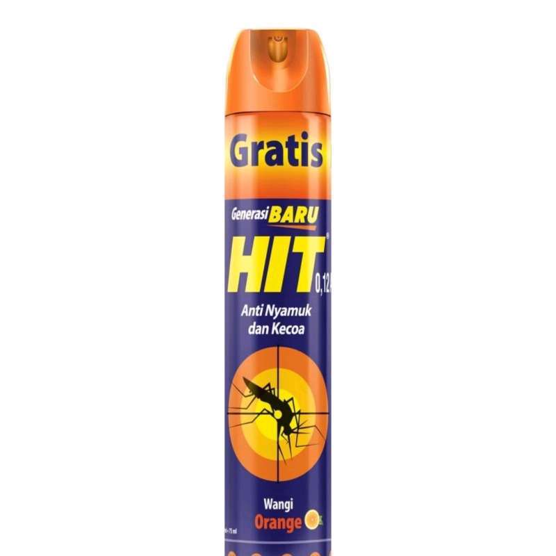 Jual HIT obat nyamuk spray orange 600+75ml di Seller jco mart - Jati ...