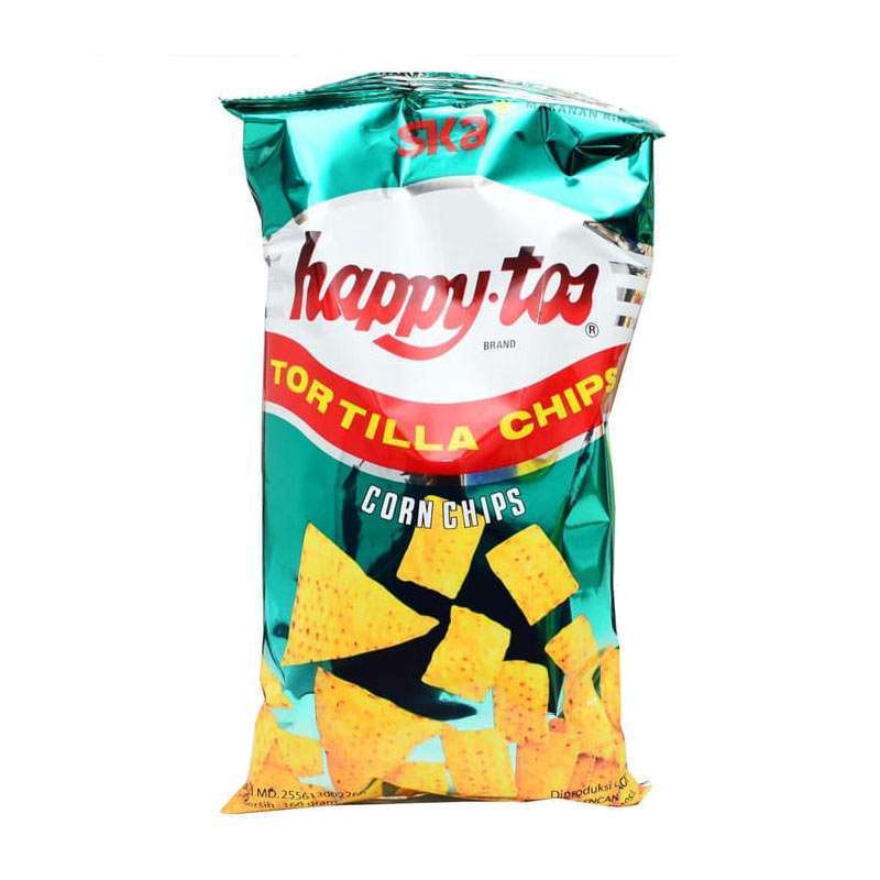 Jual Happy Tos Tortilla chips Hijau Light Cheddar [160 g] di Seller ...