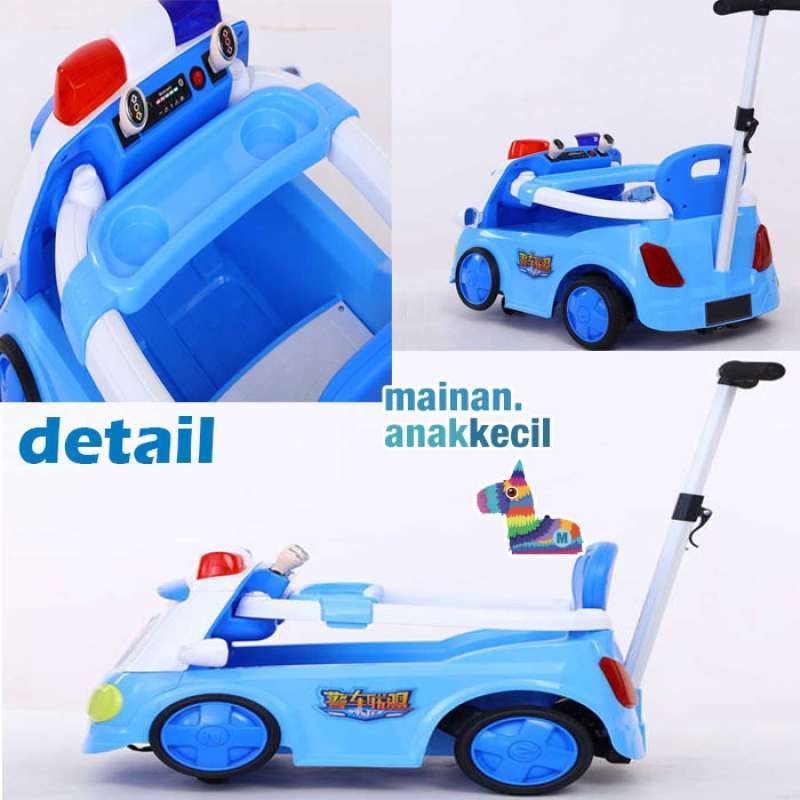 Jual Mainan Anak Ride On Mobil Aki Accu Karakter Bus Tayo Mobil Polisi ...