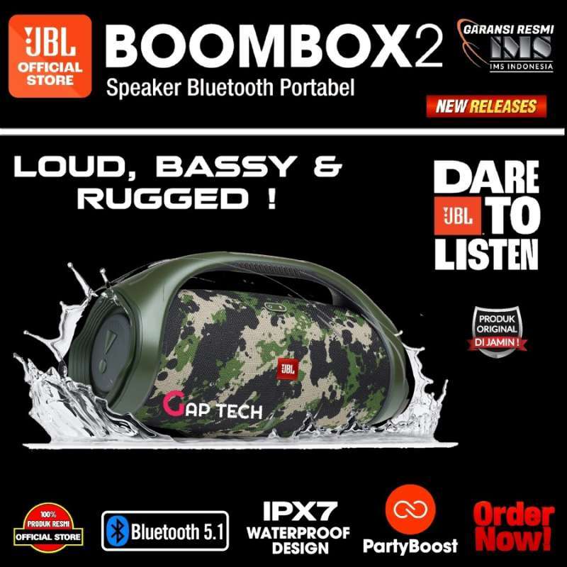 Promo JBL Boombox 2 / Boombox2 Portable Bluetooth Speaker with Massive ...