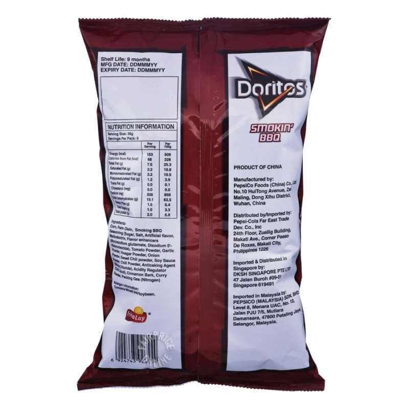 38 doritos label