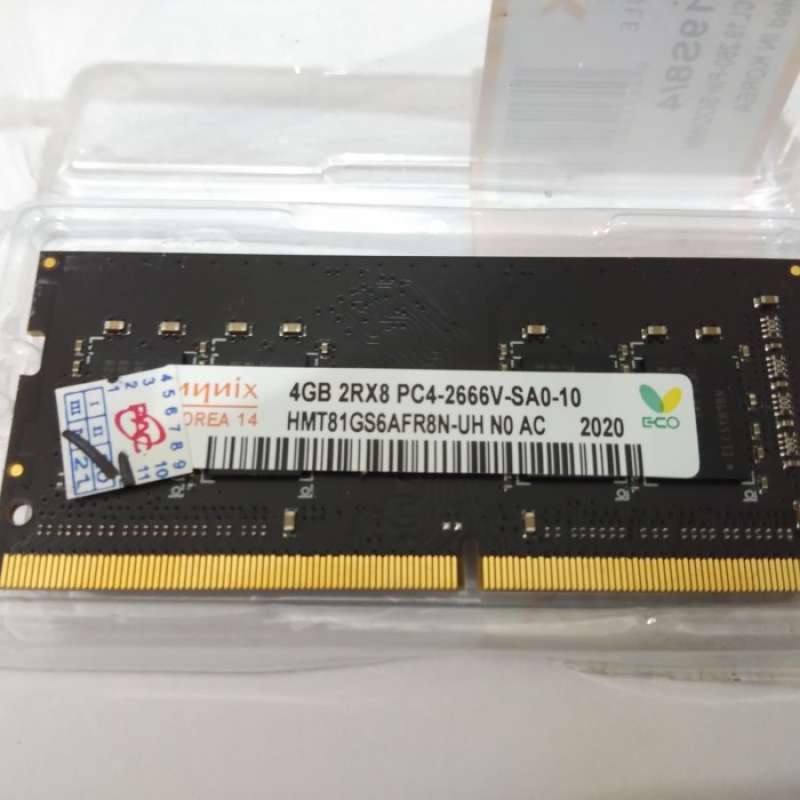 Promo Ram Laptop Hynix Ddr4 4gb Sodim 2666mhz Pc 21300 Laptop Notebook