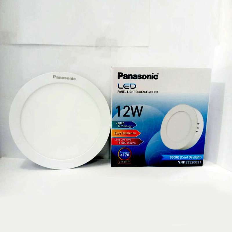 Jual Panasonic Downlight Led Neo Slim Outbow / Tempel 12 Watt Bulat Di ...