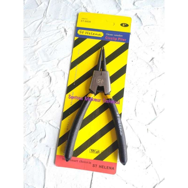 Jual ST HELENA 6 ES Tang Snap Ring Tekan Buka Lurus External Straight ...