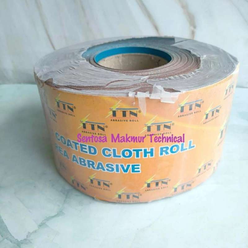 Jual TITAN 50 M Amplas Kain Roll Kertas Gosok Tembok Kayu 50M di Seller ...