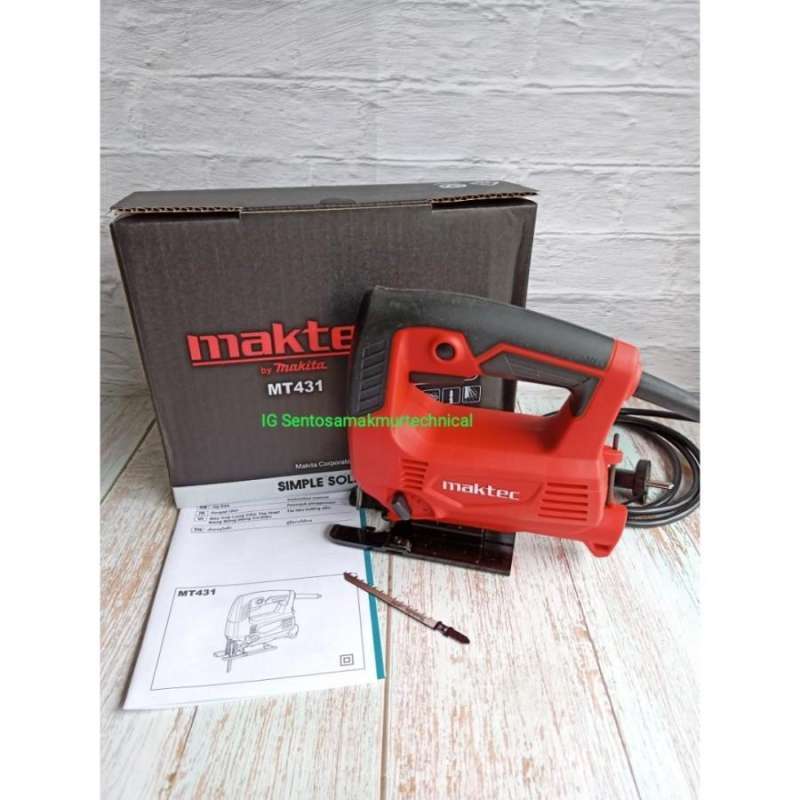 Jual MAKTEC MT 431 Jigsaw Jig Saw Gergaji Potong Triplek Kayu Listrik MT431 di Seller Sentosa ...