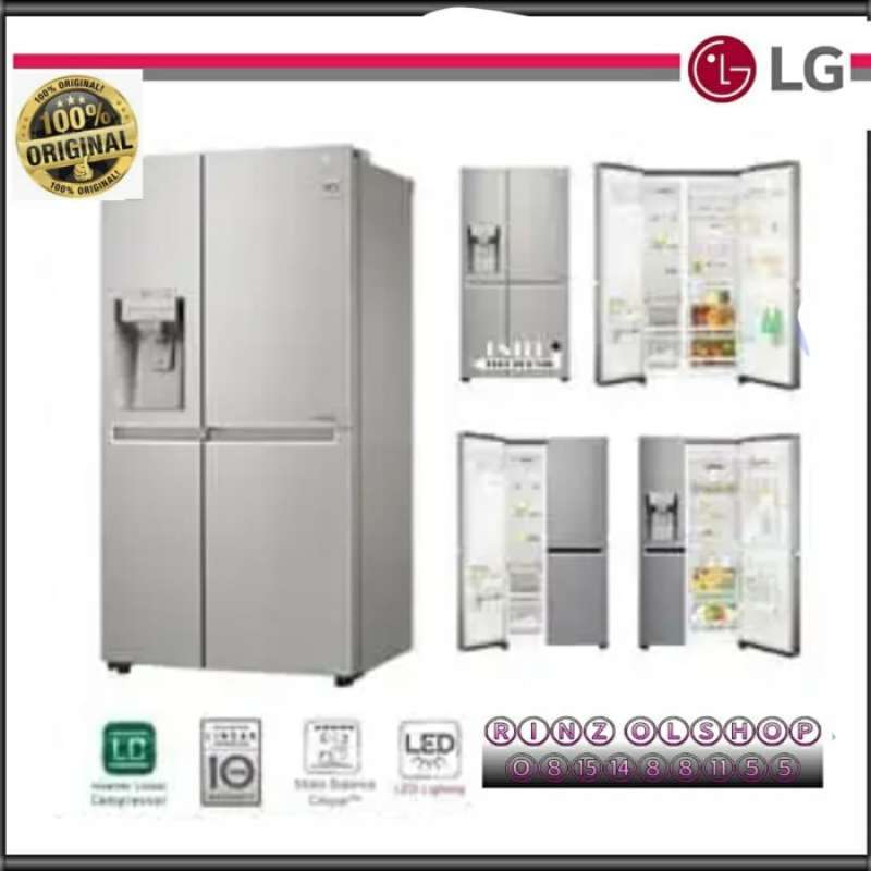 Jual Kulkas Side By Side In Door Ice Maker Inverter Linier Lg Gc-L247Clcv di Seller EDOGAWA ...