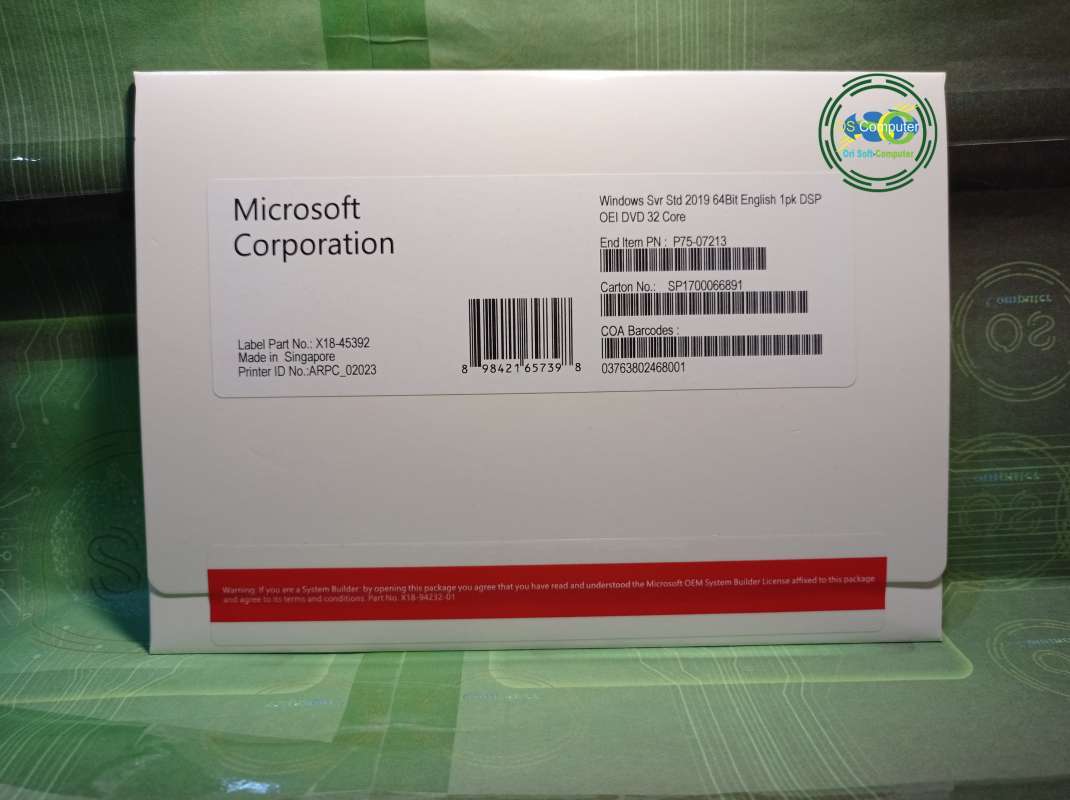 Promo Windows Server 2022 Standard 32 Core Full Version 64 Bit Original ...