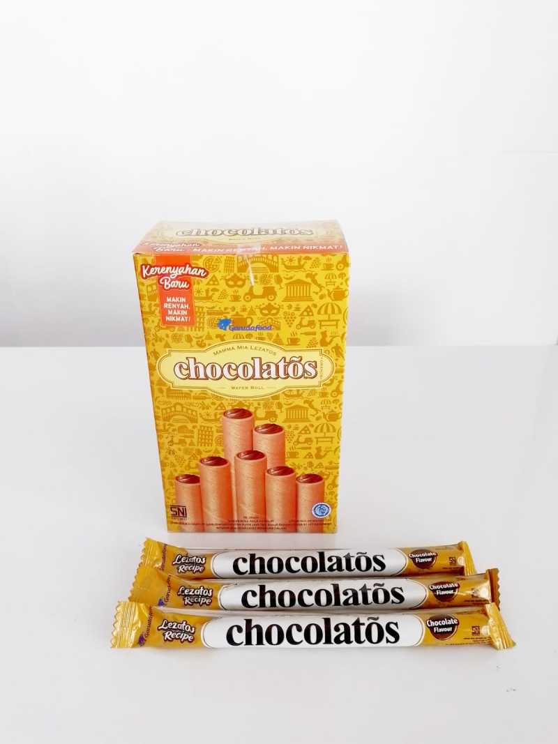 Jual Snack Garuda Gery Chocolatos Wafer Roll Wafer Cream Dark Grande ...