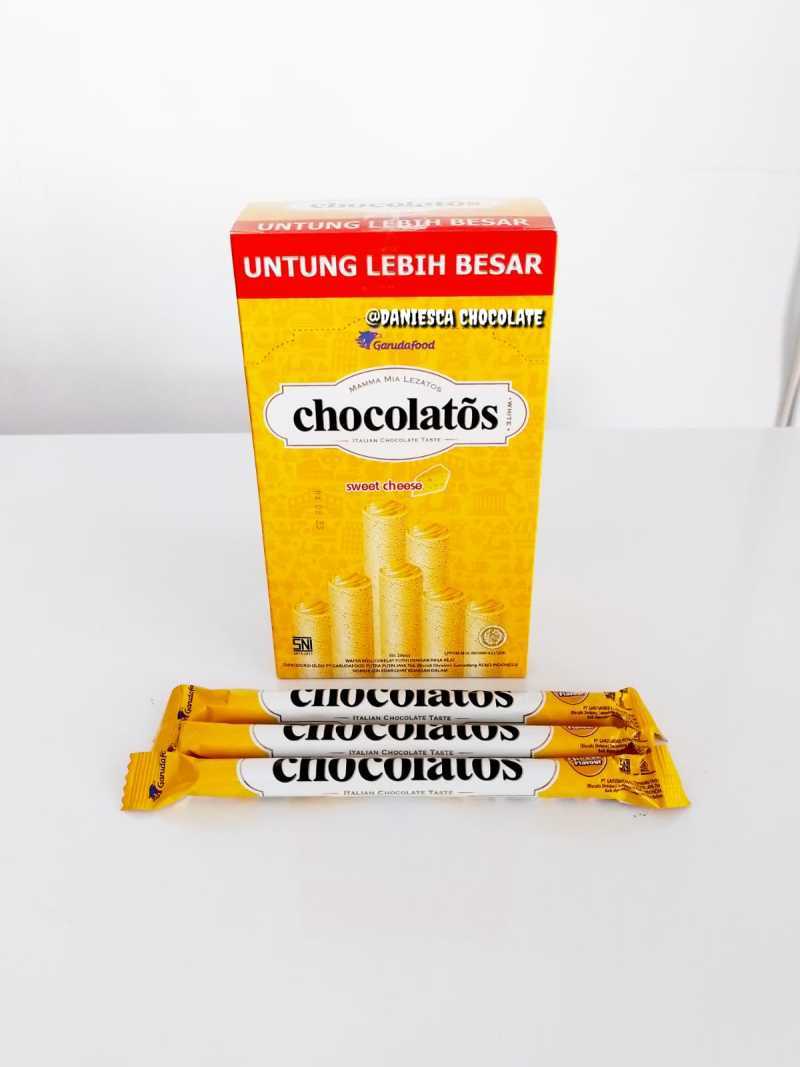 Jual Snack Garuda Gery Chocolatos Wafer Roll Wafer Cream Dark Grande ...
