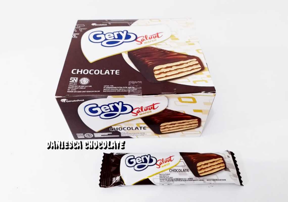 Jual Snack Garuda Gery Chocolatos Wafer Roll Wafer Cream Dark Grande ...