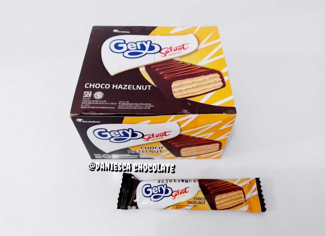 Jual Snack Garuda Gery Chocolatos Wafer Roll Wafer Cream Dark Grande ...