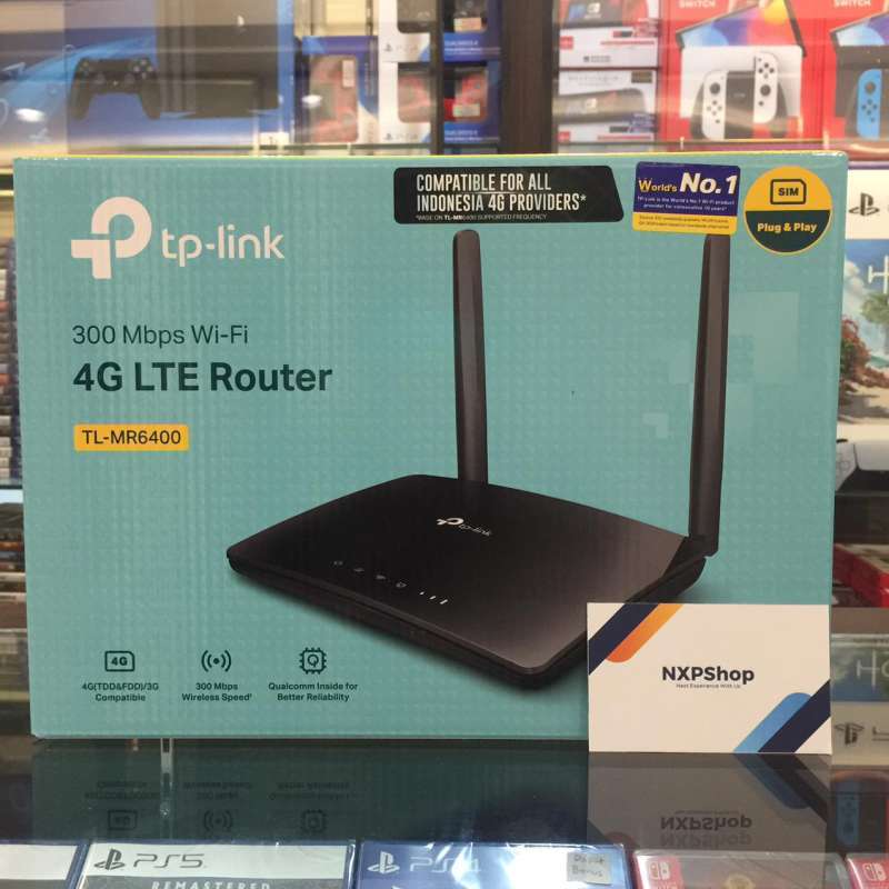 Jual Tp Link 300Mbps Wi Fi 4G LTE Router TL MR6400 Di Seller NXPShop NXPSHOP Kota Surabaya