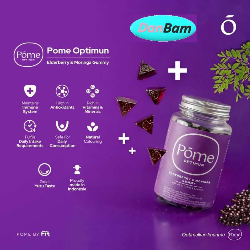 Jual Gummy Pome Optimun Immune System Supplement Superfood di Seller ...