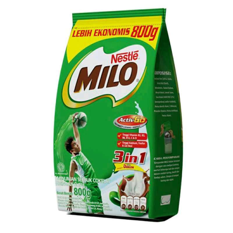 Jual milo 3 in 1 pouch 800g di Seller MITRAMARTT - Kota Semarang, Jawa ...