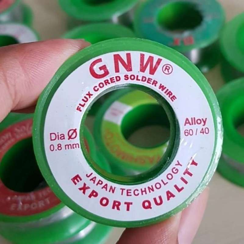 Jual isi solder Timah solder 10 meter Tenol solder 10 meter Isi solder ...