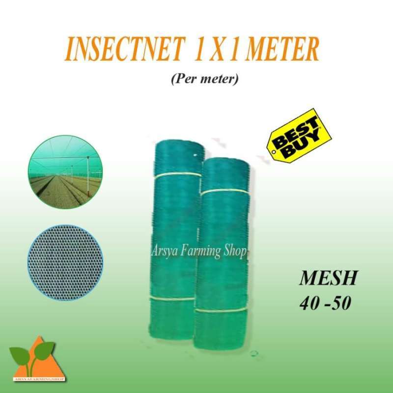 Jual Insectnet / Inseknet / Shadingnet Harga Permeter Lebar 1 Meter di ...
