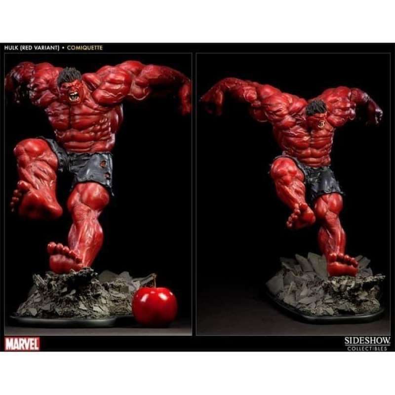 Jual Original Sideshow Marvel Statue Red Hulk Comiquette - New & Very ...