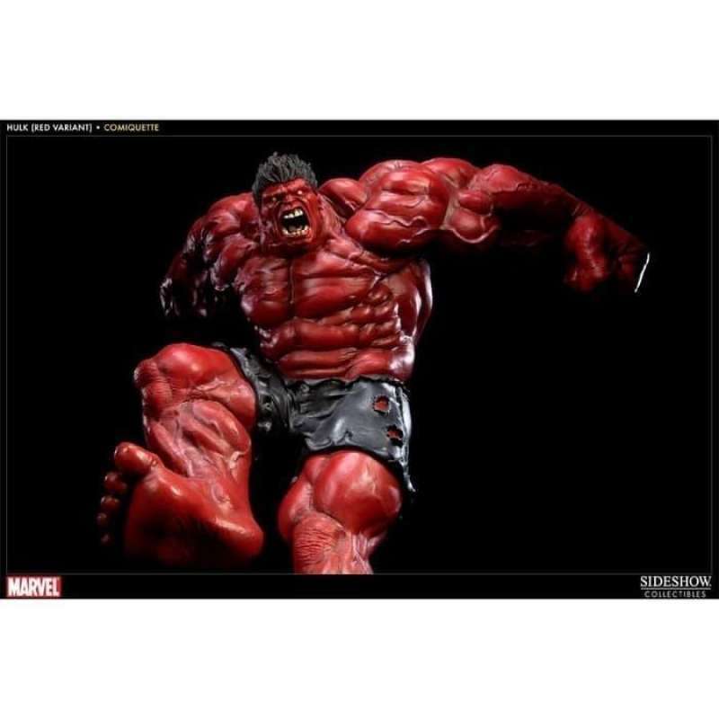 Jual Original Sideshow Marvel Statue Red Hulk Comiquette - New & Very ...