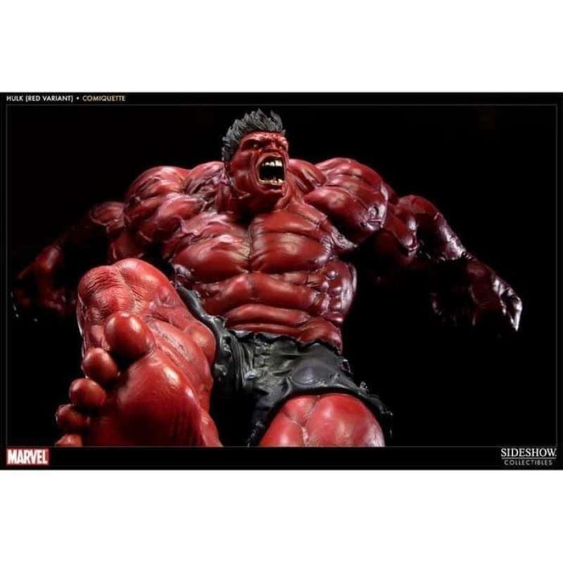 Jual Original Sideshow Marvel Statue Red Hulk Comiquette - New & Very ...
