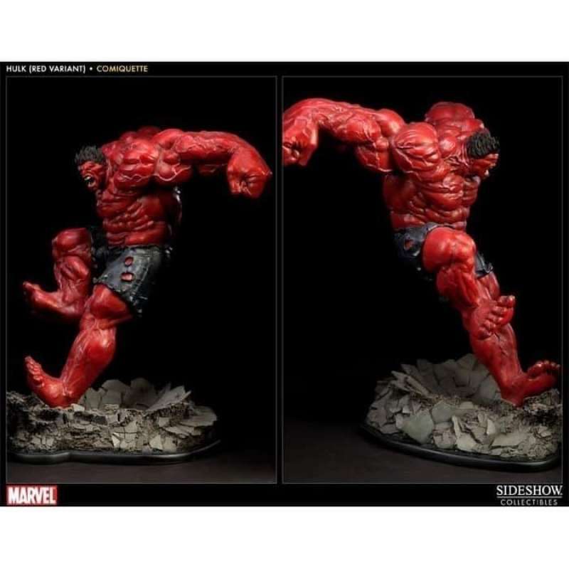 Jual Original Sideshow Marvel Statue Red Hulk Comiquette - New & Very ...