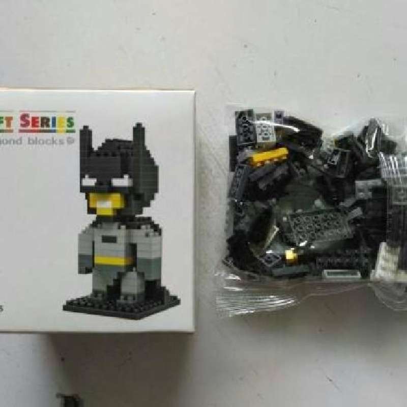 Jual Mainan Rakitan Lego Mini Brick Nano Diamond Block Loz Batman Di ...