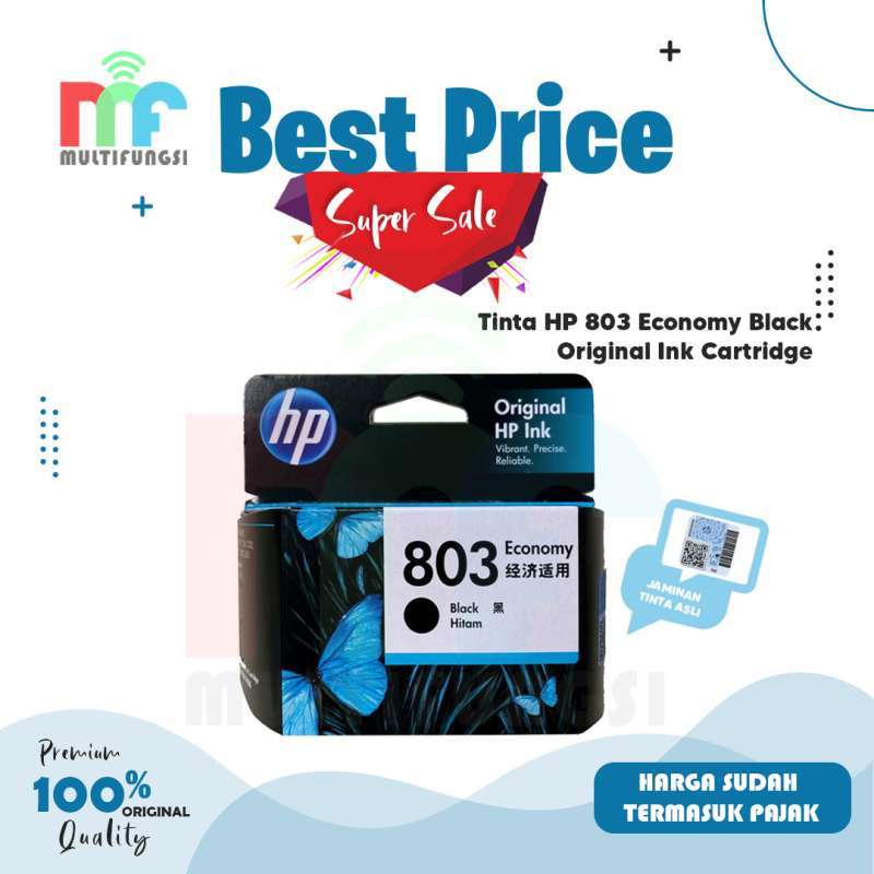 Jual Tinta Hp 803 Black Original Ink Cartridge Di Seller Multifungsi ...