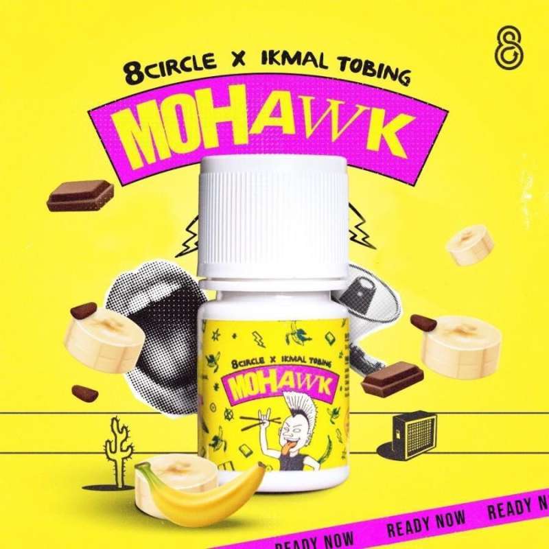 Jual Mohawk Banana Chocolate 60ml By Ikmal Tobing X 8 Circle Vape ...