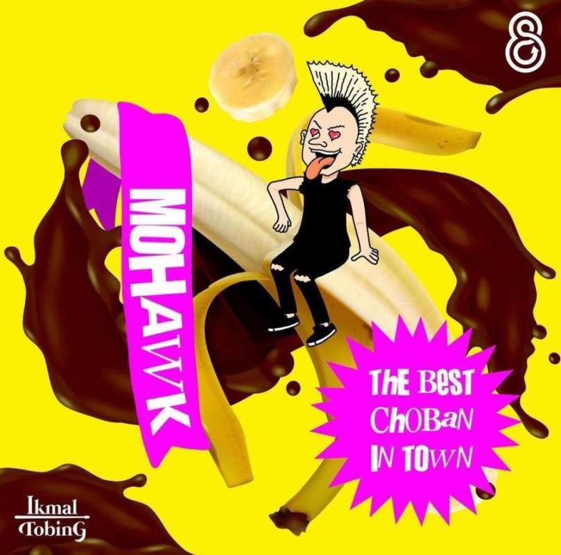 Jual Mohawk Banana Chocolate 60ml By Ikmal Tobing X 8 Circle Vape ...