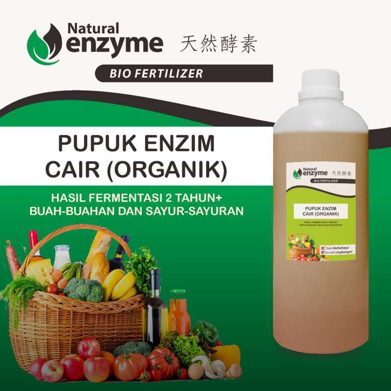 Jual Pupuk Enzim Cair Organik Natural Enzyme Bio Fertilizer Kemasan 1 ...