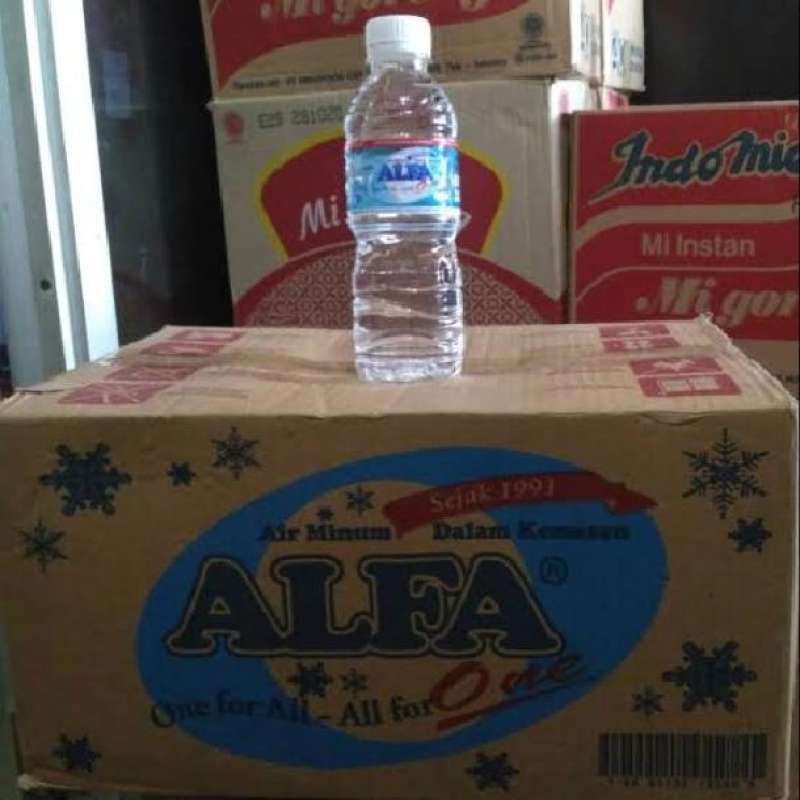 Jual Alfa One 330ml Air Mineral Kemasan Per Dus Isi 24 Botol Di Seller ...