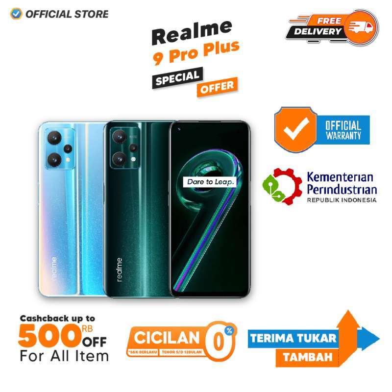 Jual Realme 9 Pro Pro+ Plus 5G 8/256 8/128 GB Garansi Resmi 8 128 256 ...