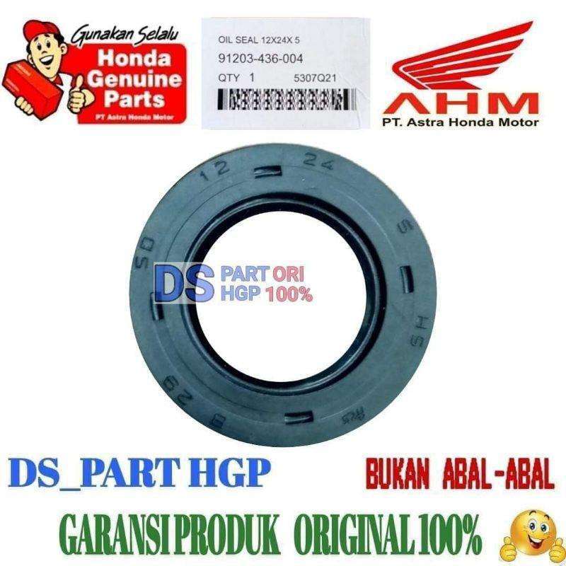 Jual Hgp 91203-436-004 Oil Seal 12x24x5 Sil As Waterpump Vario 110 125 150 Di Seller Ds Part ...