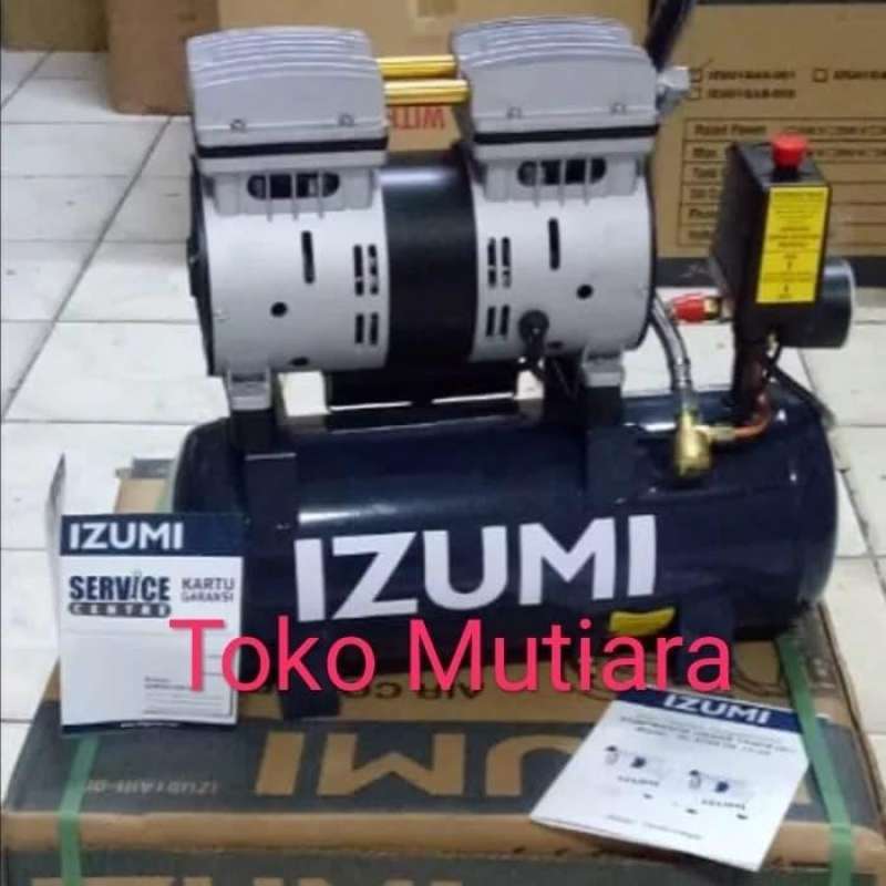 Jual Mesin Kompressor Angin Oilless Izumi 1 Hp 24 Liter Tangki Di ...