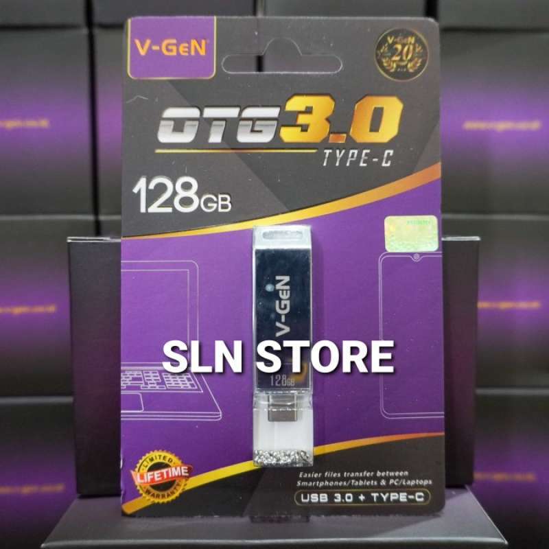 Jual OTG USB 3.0 TYPE-C 128GB V-GeN TYPE C 128 GB FLASHDISK VGEN ...