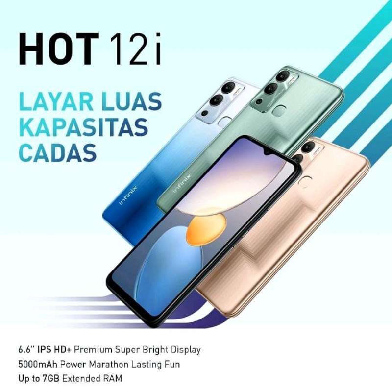 Jual INFINIX HOT 12i [RAM 4GB/ROM 64GB] GARANSI RESMI di Seller Poly ...