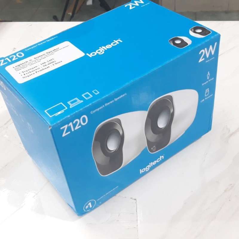 Jual Speaker Portable Mini Logitech Z 120 Z120 Asli Original Garansi ...