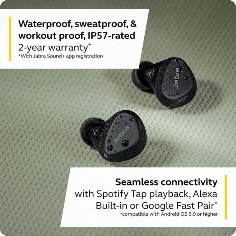 Jual Jabra Elite 4 Active True Wireless Ear Buds With Secure Active Fit ...