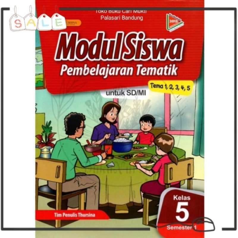 Jual Buku Modul Siswa Tematik SD/MI Kelas 1-6 Semester 1 k13 Edisi Revisi di Seller BukuNur.Id ...