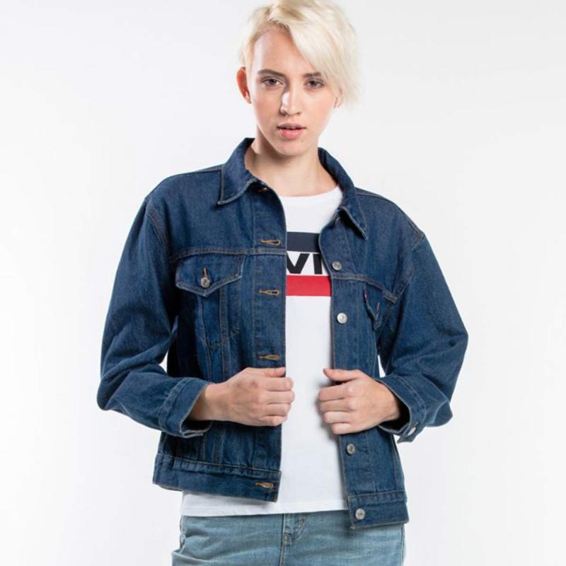 Jual Levi's Ex-boyfriend Trucker Neu Blue (29944-0011) Di Seller Levi's ...