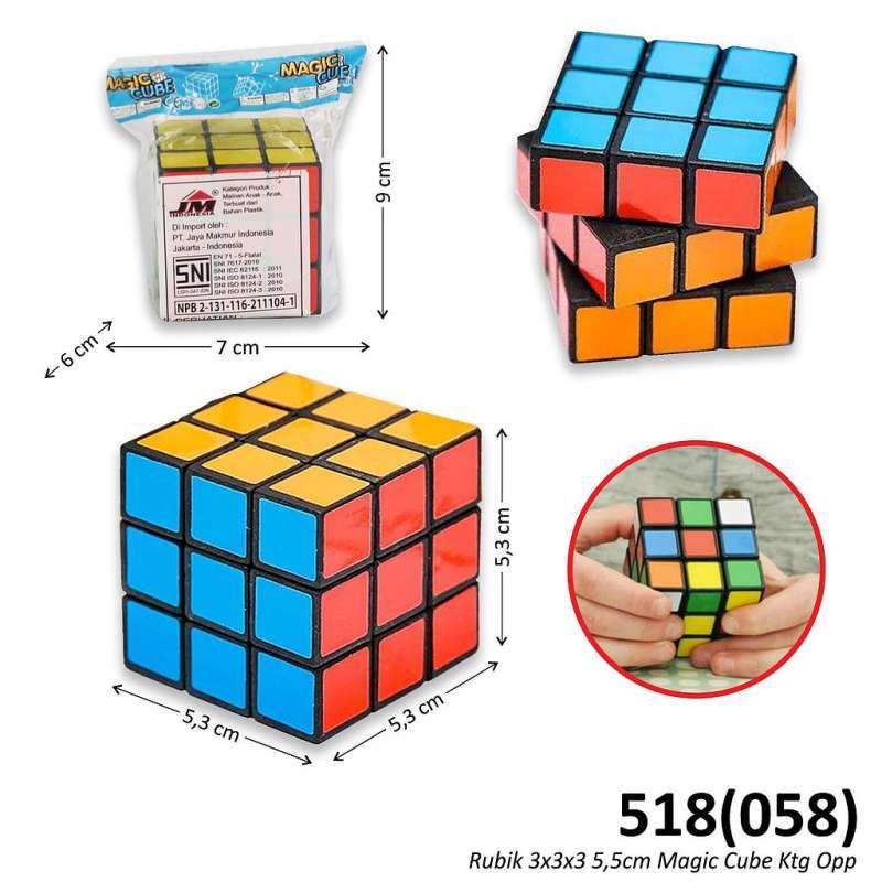 Jual RUBIK 3x3x3 Magic Cube di Seller Diastore Toys - Kwarasan, Kab ...